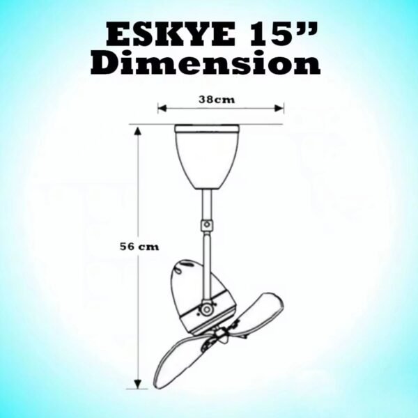 ALASKA FAN - ESKYE - 15" - CORNER FAN - Yafen